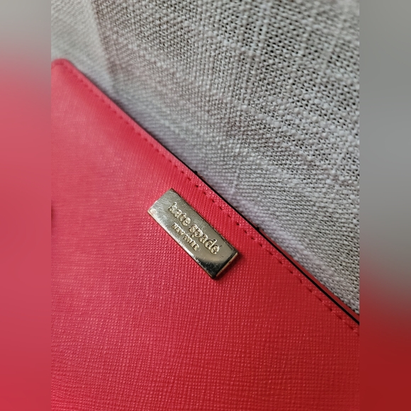 kate spade | Bags | Kate Spade Slim Bifold Red Leather Wallet | Poshmark